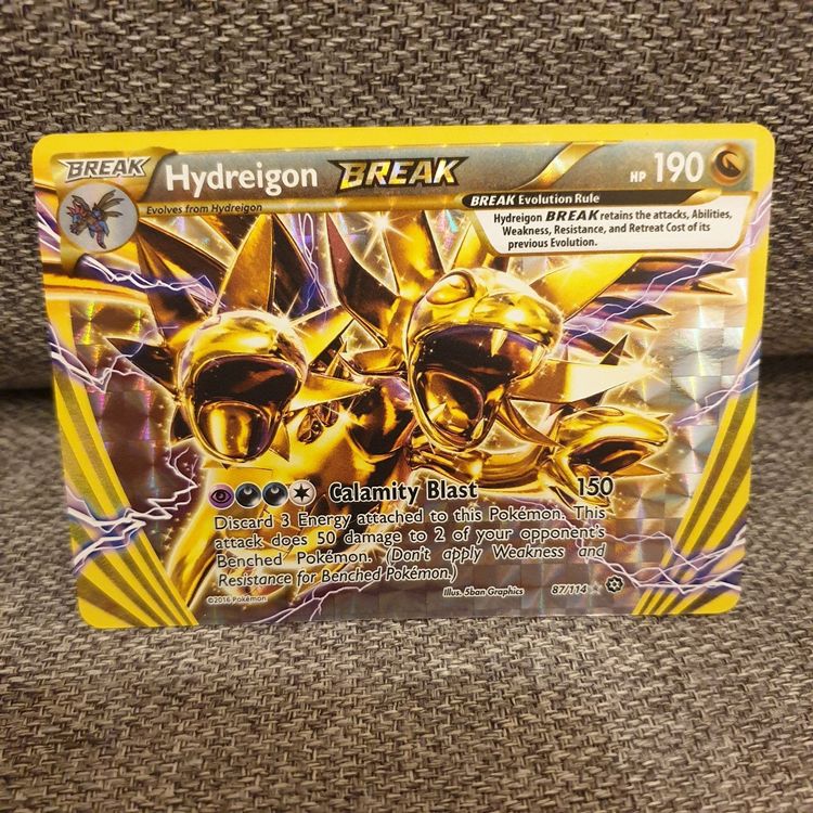 Rare Holo Hydreigon Break Pokemon Karte (Neu (gemäss Beschreibung)) in ...