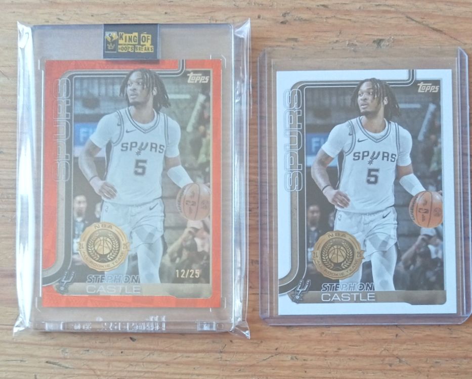 Stephon Castle Orange numbered /25 NBA card (Neu (gemäss Beschreibung ...