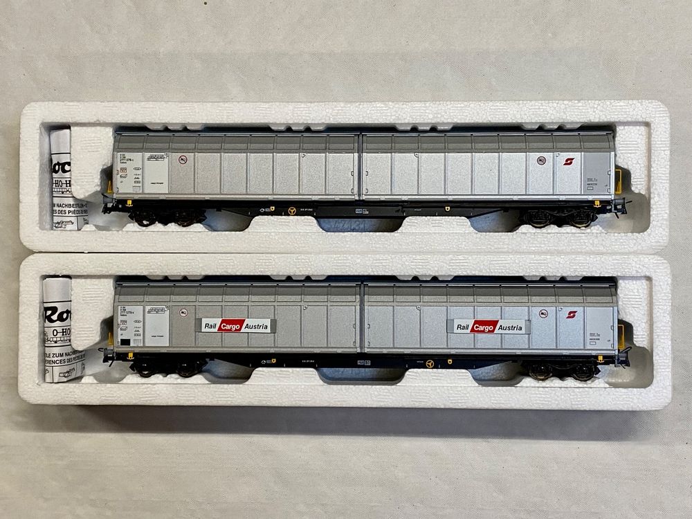 2 x Roco (H0 GS) ÖBB Grossraum-Schiebewandwagen Habbins (Gebraucht) in Zürich für CHF 60 – mit ...