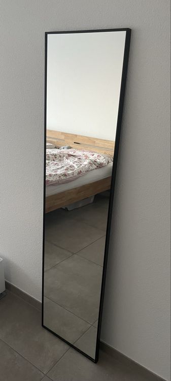Standspiegel / Wandspiegel schwarz Karmsund Ikea 40x167 cm (Neu (gemäss ...