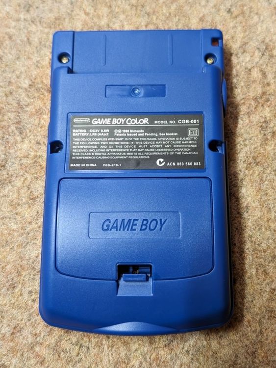 Nintendo Gameboy Color Pokémon Edition + Blaue Edition | GBC (Gebraucht ...