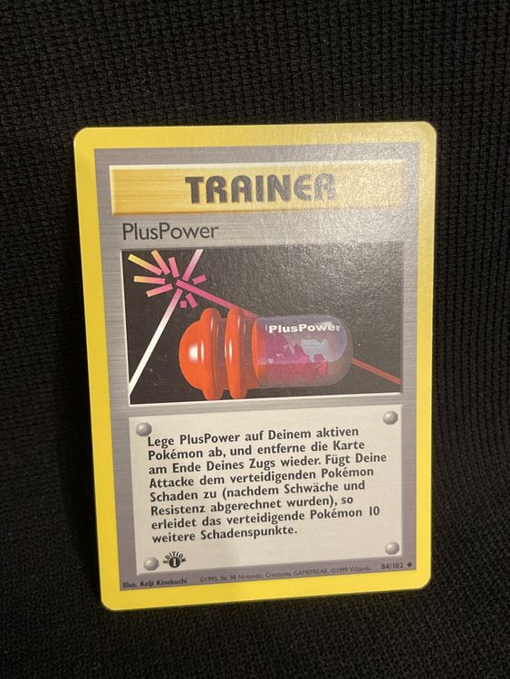 PlusPower trainer basis base set 84/102 1. edition (Gebraucht) in ...