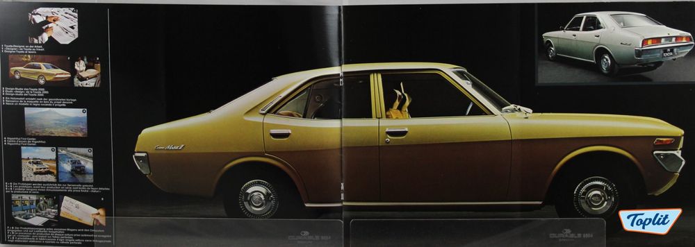 PROSPEKT - TOYOTA - CORONA 2000 Mk II - TYP X10 - AB 07.1972 (Gebraucht ...