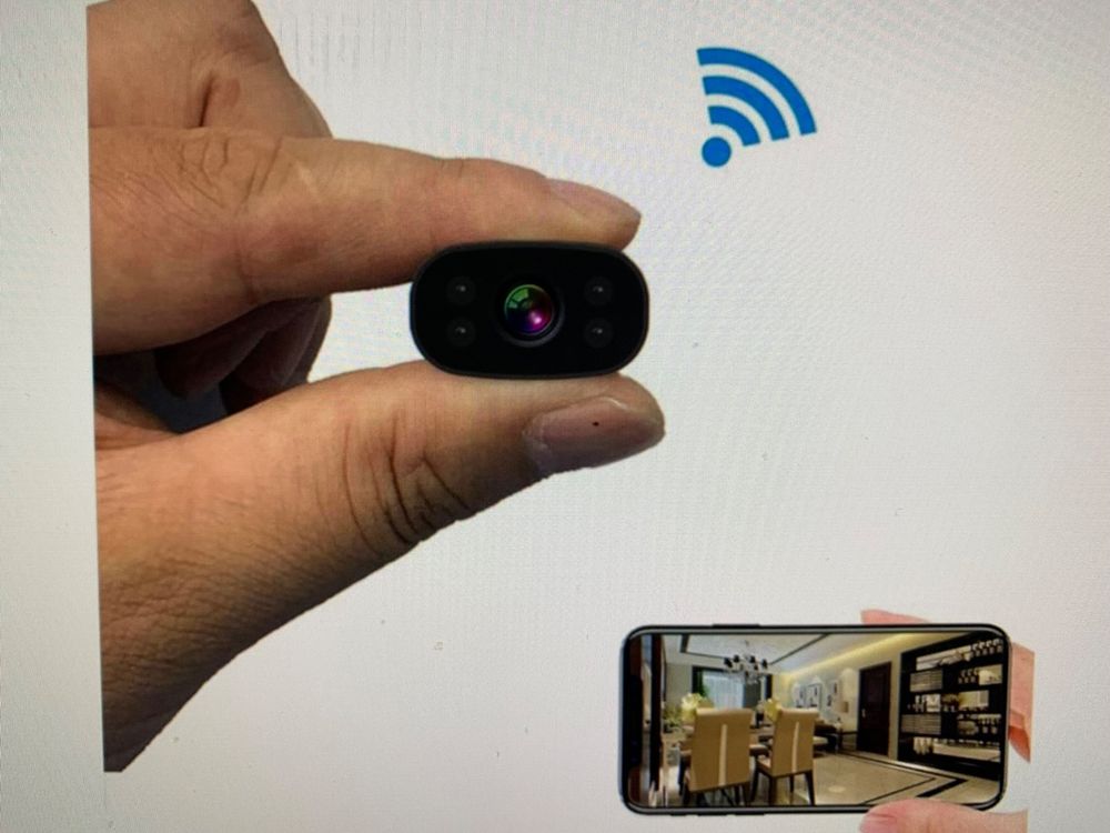 Mini WiFi IP Kamera FullHD 1080p Infrarot LED's Nachtsicht (Neu und ...