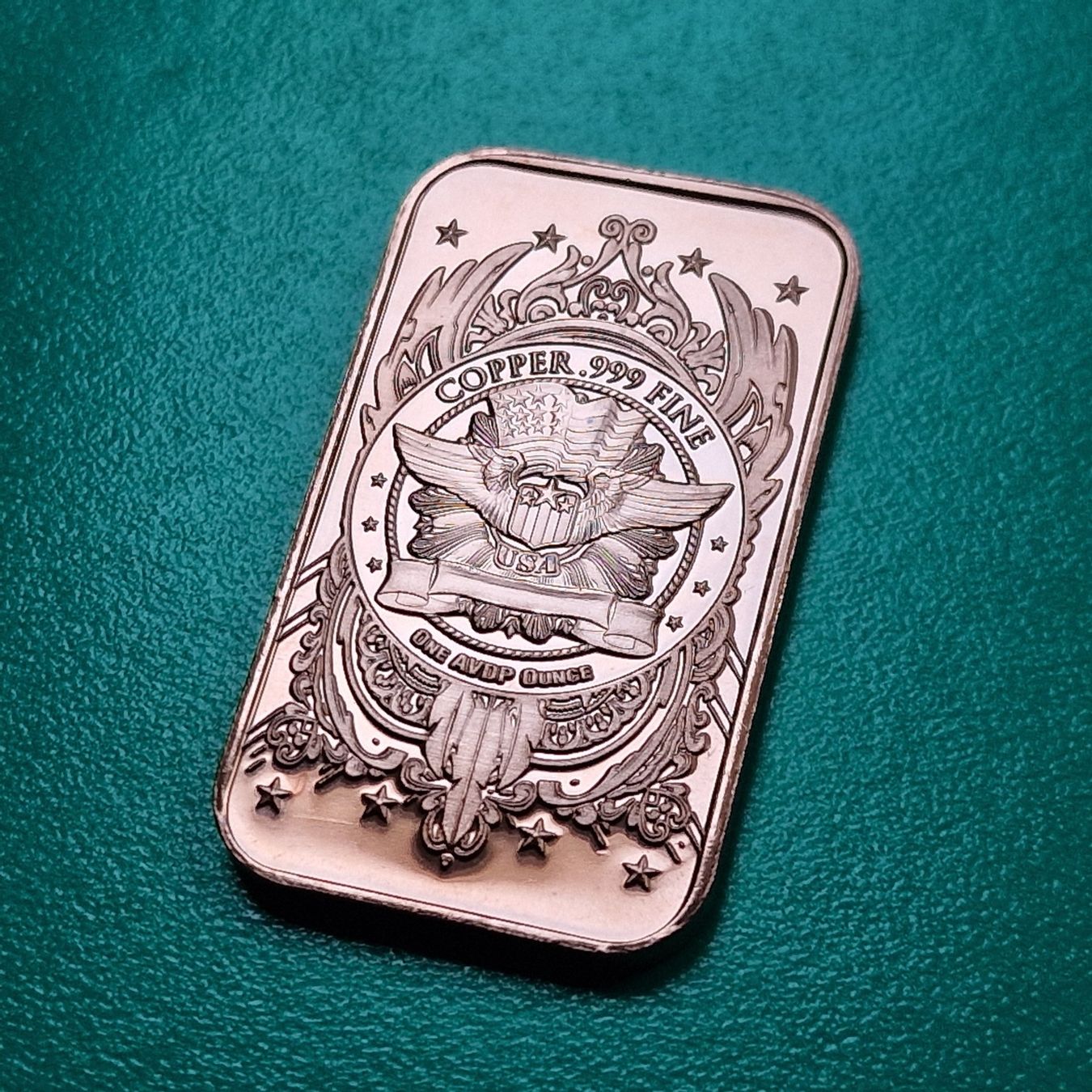 1 Oz .999 Copper bar, lingot, Statue Of Liberty (Gebraucht) in Bouveret ...