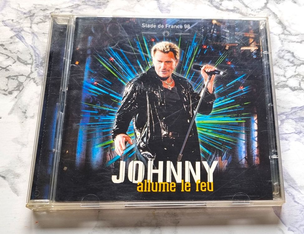 2 Cds Box JOHNNY HALLYDAY Allume le feu Stade de France 1998 | Kaufen ...