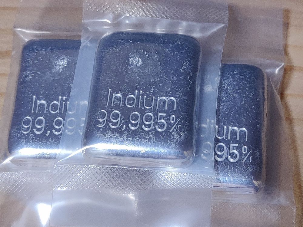 Indium Barren 100g mit Zertifikat. (Neu und originalverpackt) in ...