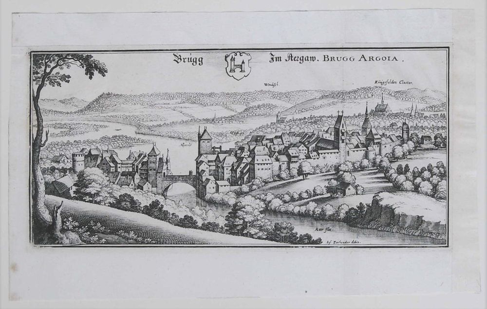 Brugg Kupferstich von Merian 1654 | Kaufen auf Ricardo