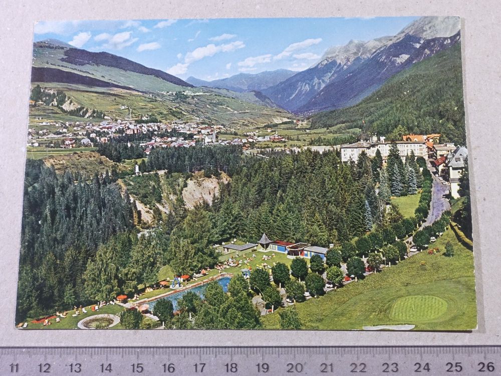 Scuol Tarasp Vulpera, alpines Heilbad, Schwimmbad, 1972 | Kaufen auf Ricardo