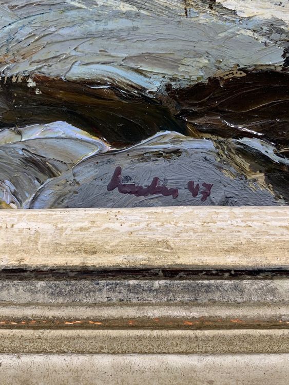 Hermann Huber (1888-1967) grosses Gemälde (Gebraucht) in Root für CHF ...