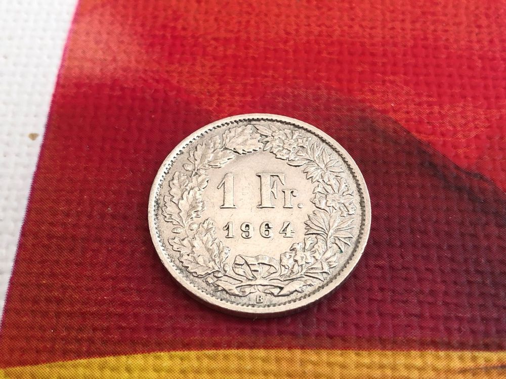 Schweiz 1 Franken 1964 Silber Rar (Gebraucht) in Flumenthal für CHF 5 – mit Lieferung auf ...