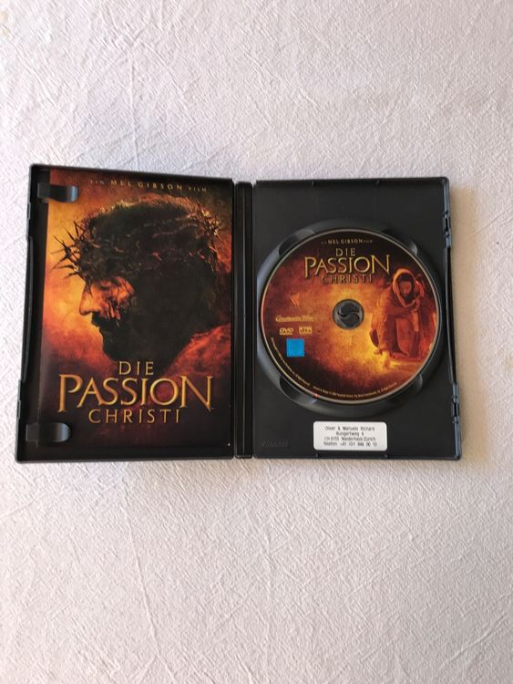 DVD „Die Passion Christi“ (Gebraucht) in Niederhasli für CHF 0.5 – mit Lieferung auf Ricardo kaufen