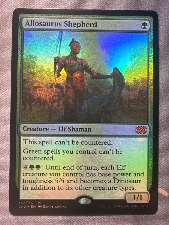 Allosaurus Shepherd FOIL 132/331 Double Masters 2022 | Kaufen auf Ricardo
