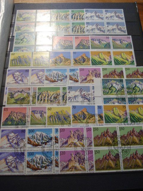 Satz Dauermarken Liechtenstein, 4erblocks 1989, ET-o + ** (Gebraucht) in Niederwil AG für CHF 1. ...