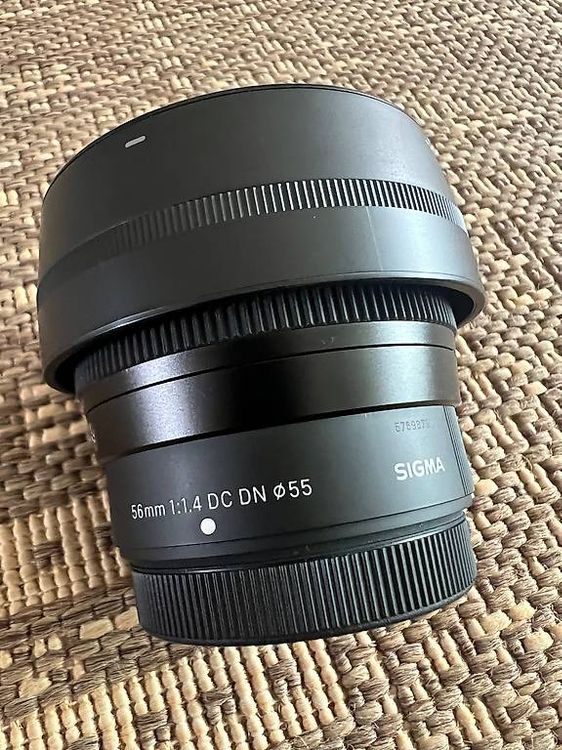 Sigma Sigma 56 mm F1.4 DC DN Contemporain monture Fuji X (Gebraucht) in ...