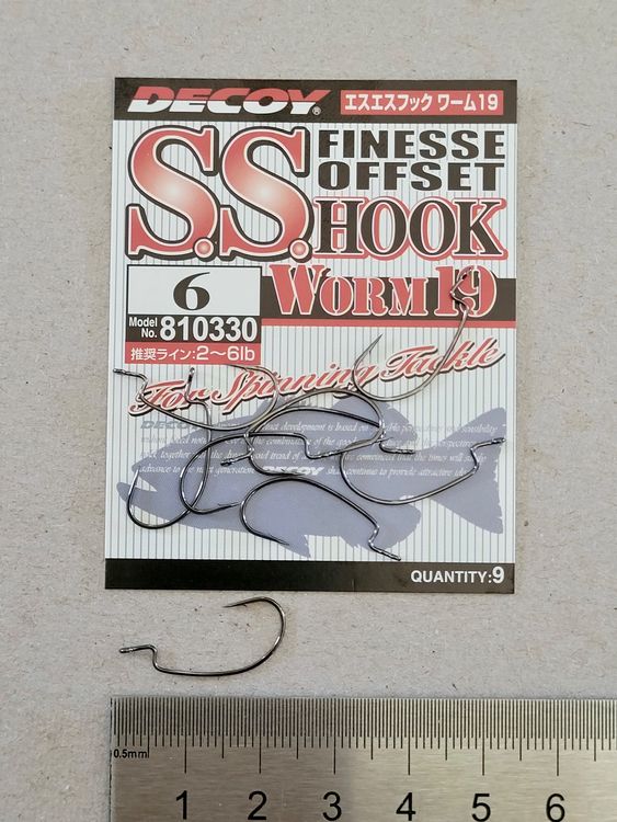 Decoy S.S Finesse Hook Worm 19 - Gr.6 | Kaufen auf Ricardo