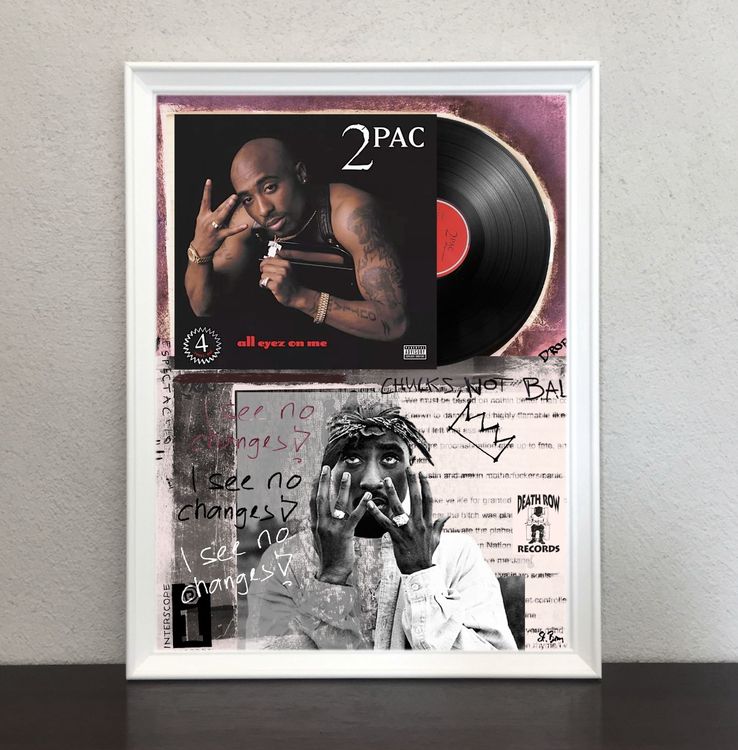 2Pac Urban Pop Art Kunst Vinyl Rap Hip Hop Tupac Shakur Bild | Kaufen ...