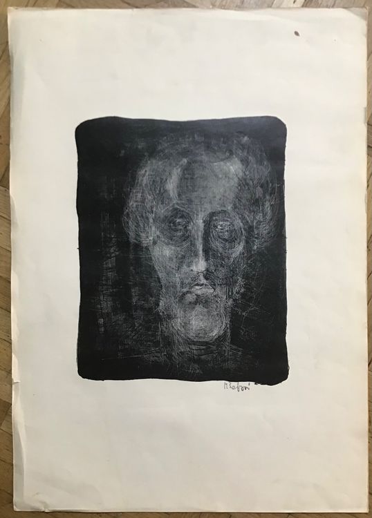 Sehr Interessante Lithographie Unleserlich Signiert (Gebraucht) in Root für CHF 5 – mit ...