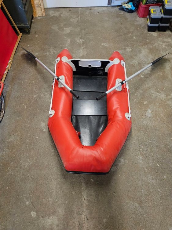 Compass Schlauchboot Gumiboot Ruderboot Beiboot mit Boden (Gebraucht ...