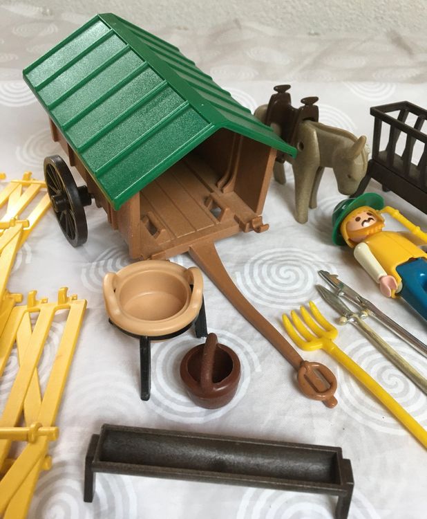 Playmobil 3412 Schäfer mit Wagen und Schafen | Kaufen auf Ricardo