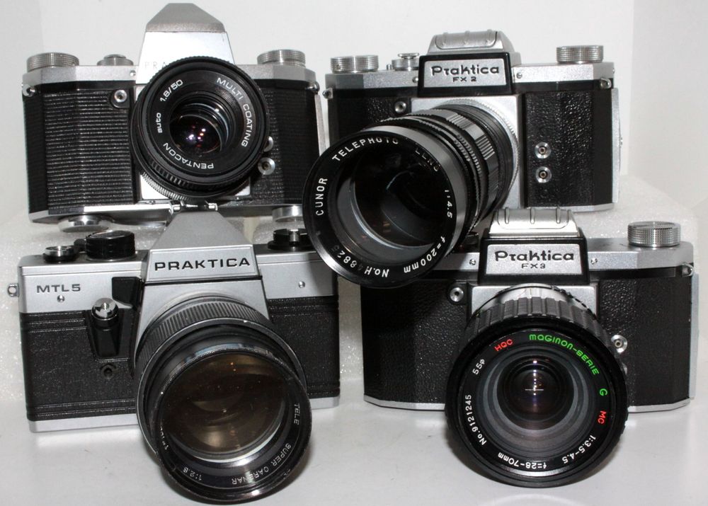 / 4x PRAKTICA mit OBJEKTIVEN (Gebraucht) in Allschwil für CHF 80 – mit Lieferung auf Ricardo kaufen