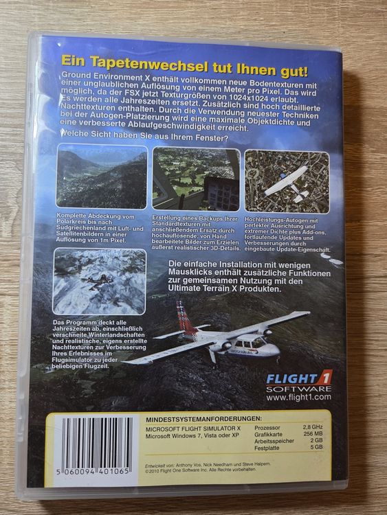 Ground Environment X Europe for Flight Simulator X FSX - PC (Gebraucht ...