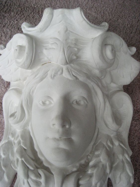 Gips Stuckatur Konsole Pilaster Kopf Jugendstil (Gebraucht) in Rieden ...