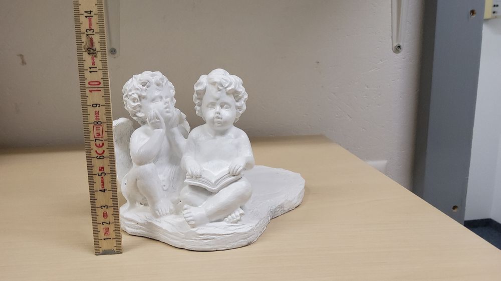 2 süsse Deko-Engel aus Gips Figur 😇😇 | Kaufen auf Ricardo