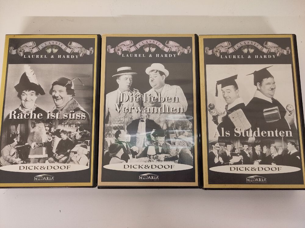 3 VHS Dick & Doof Klassiker Laurel & Hardy (Gebraucht) in Wetzikon ZH ...