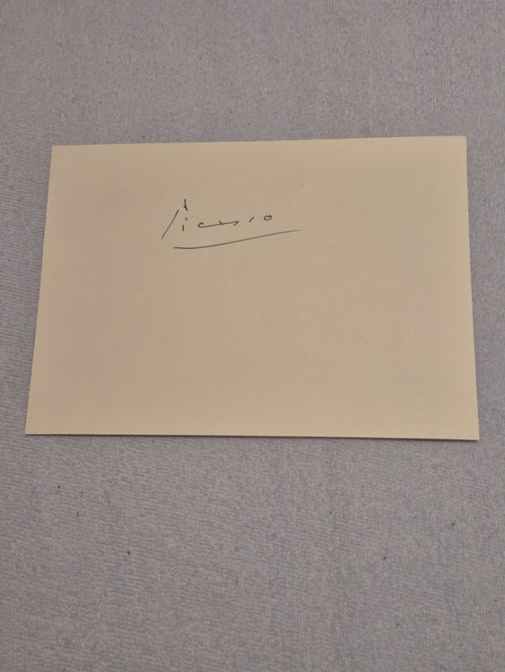 Picasso signature (D'occasion) à Genève pour CHF 20 – avec livraison ...