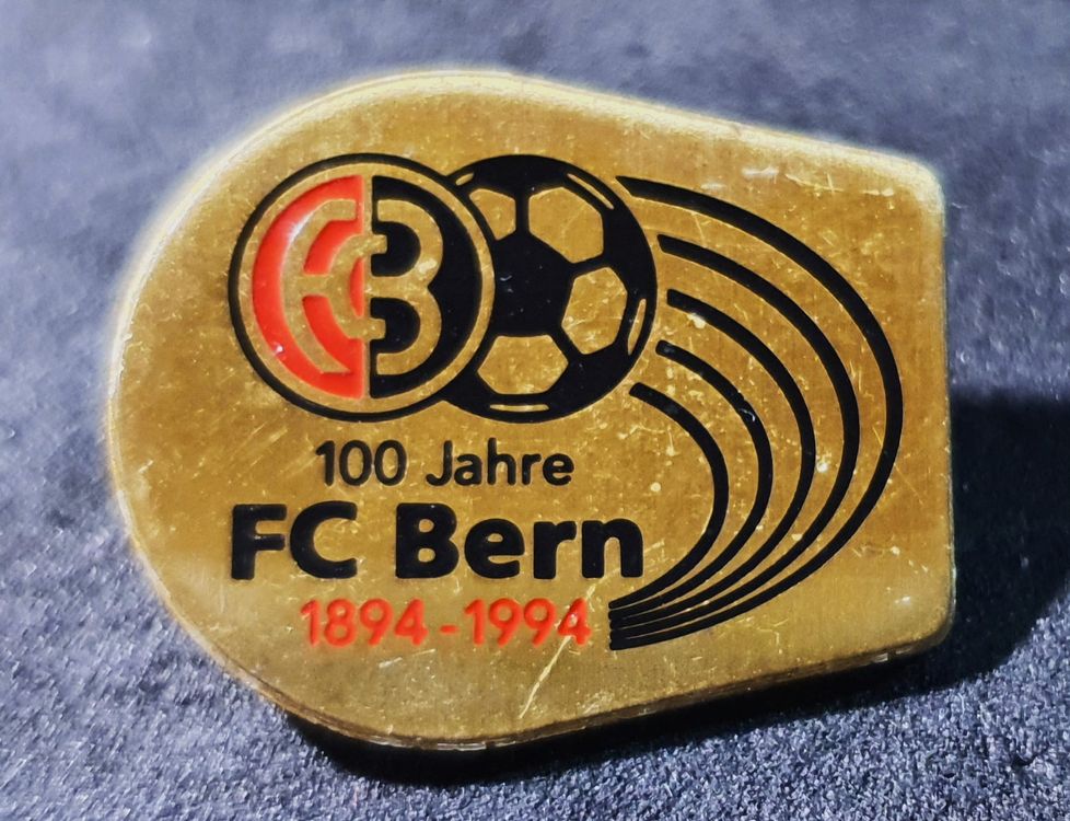 Y248 - Pin 100 Jahre Fussball Club FC Bern / 1894 bis 1994 (Gebraucht ...