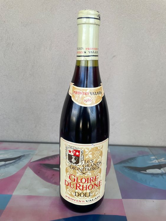 Gloire du Rhône 1986,Dôle,Vin Rouge du Valais,Provins 🍷🍇 (Gebraucht) in Denges für CHF 28 – nur ...