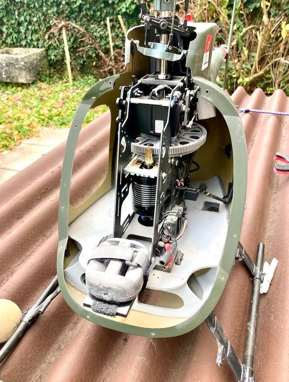 Align T-Rex 600 fuselage Hughes 500E Scale RC Helicopter (Defekt) in ...