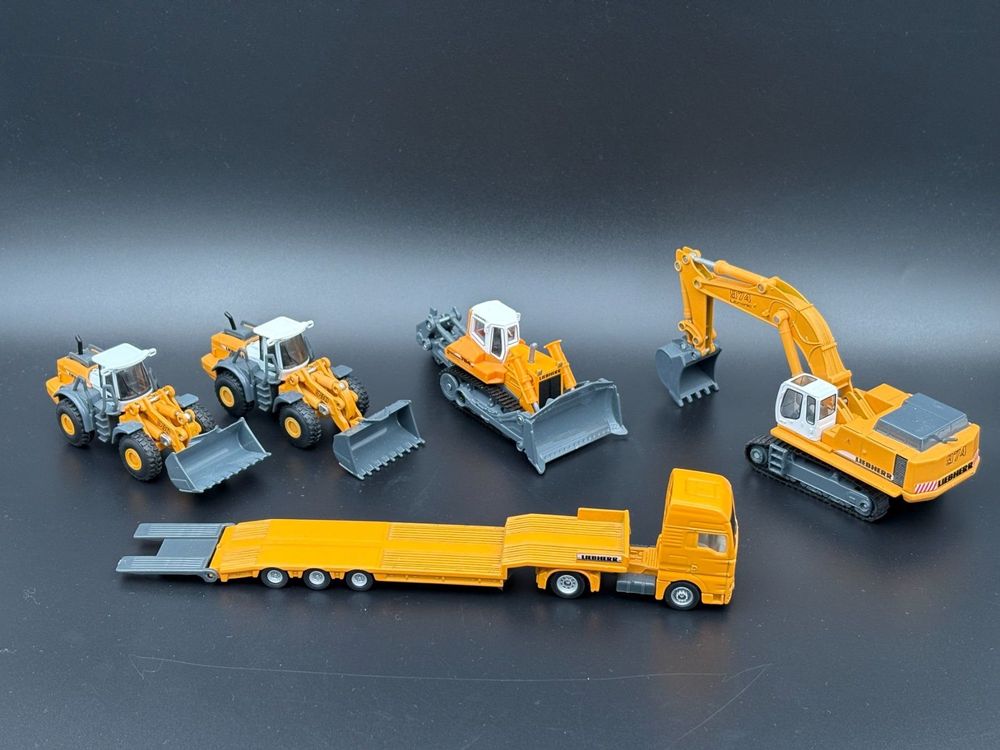 Siku Bagger Fahrzeuge und Tieflader Liebherr Set ab 1.- (Neu (gemäss ...