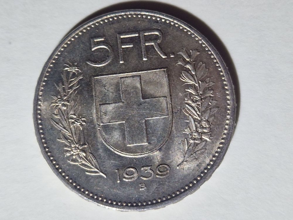 5fr 1939 (Gebraucht) in Dallenwil für CHF 11 – mit Lieferung auf Ricardo kaufen
