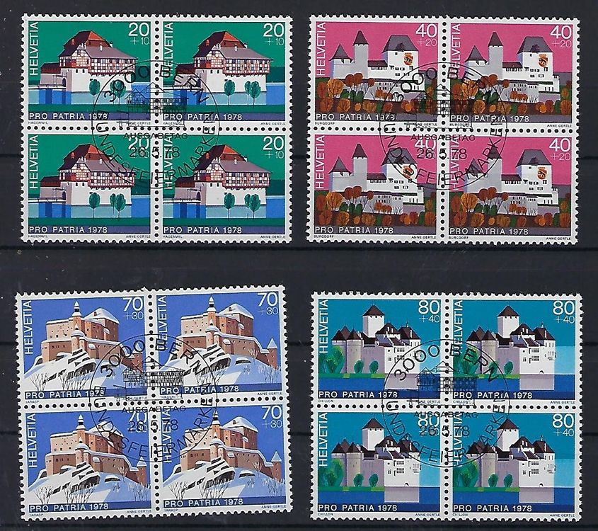 1978 Pro Patria Viererblocks ET. 15365 | Kaufen auf Ricardo