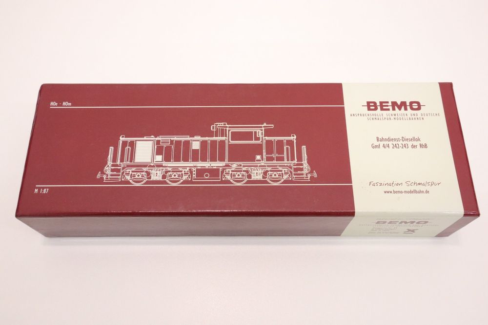 Bemo 1289 102 RhB Gmf 4/4 242 Digital mit Sound H0m (Gebraucht) in ...