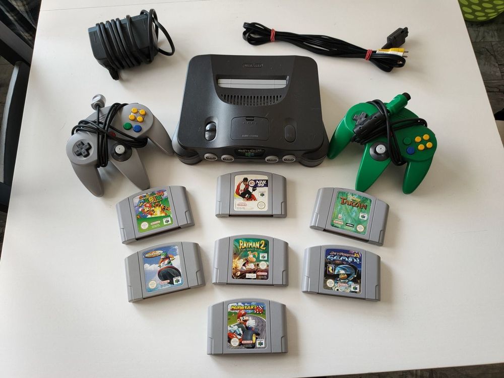 Nintendo 64 SET / Super Mario / Rayman (Gebraucht) in Bösingen für CHF ...