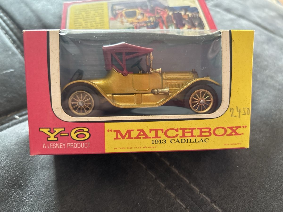 Matchbox Lesney Y-6 1913 Cadillac, Gold, Sammlerstück! (53) (Neu und ...