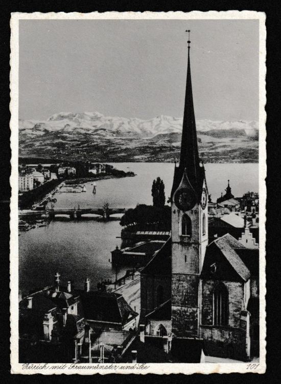 Zürich mit Fraumünsterkirche 1933 (G1 (Gebraucht) in Ruggell für CHF 0.5 – mit Lieferung auf ...