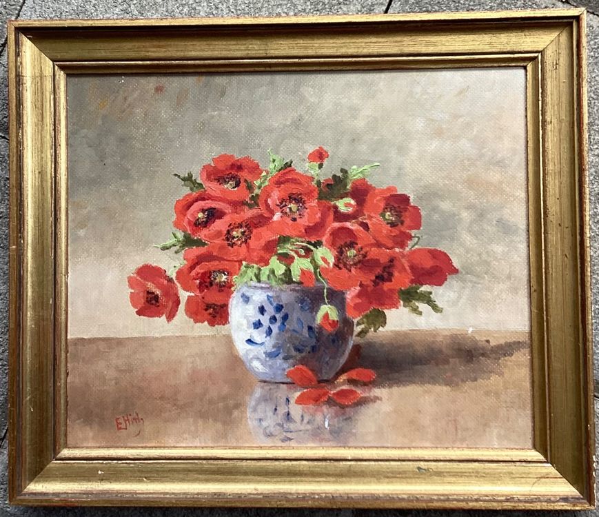 Stilleben Gemälde Unleserlich Signiert | Kaufen auf Ricardo