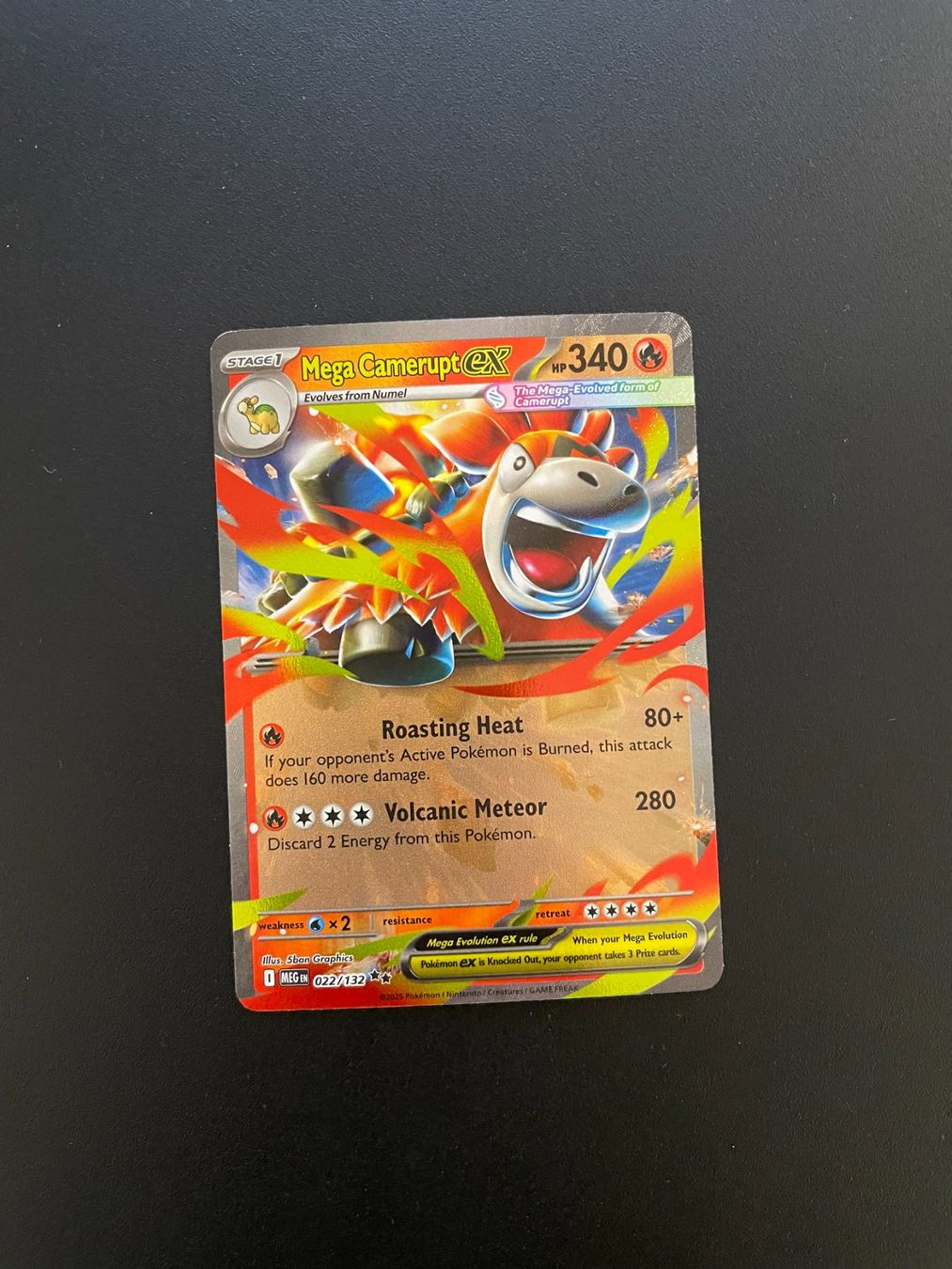 Pokémon Mega Evolution Mega Camerupt Ex 022/132 ab 1 (Gebraucht) in ...