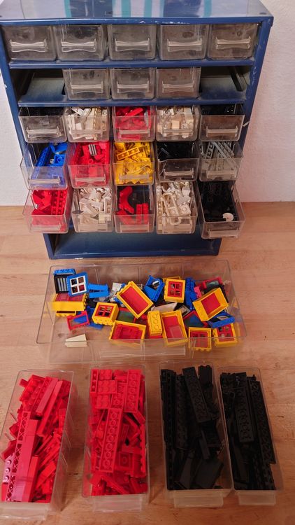 LEGO KASTEN / SCHUBLÄDCHEN GUT GEFÜLLT ( FAST ALLE ) (Gebraucht) in ...