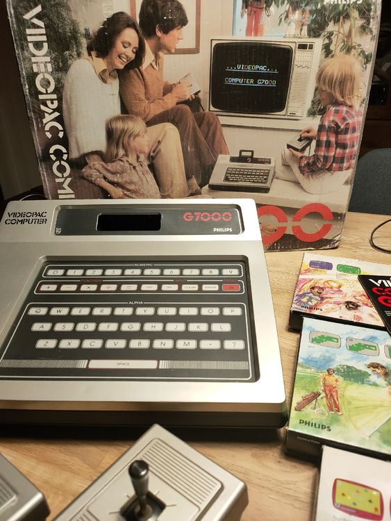 RAR*** PHILIPS G7000 Videopac Computers 1980 inkl. 11 Spiele (Gebraucht ...