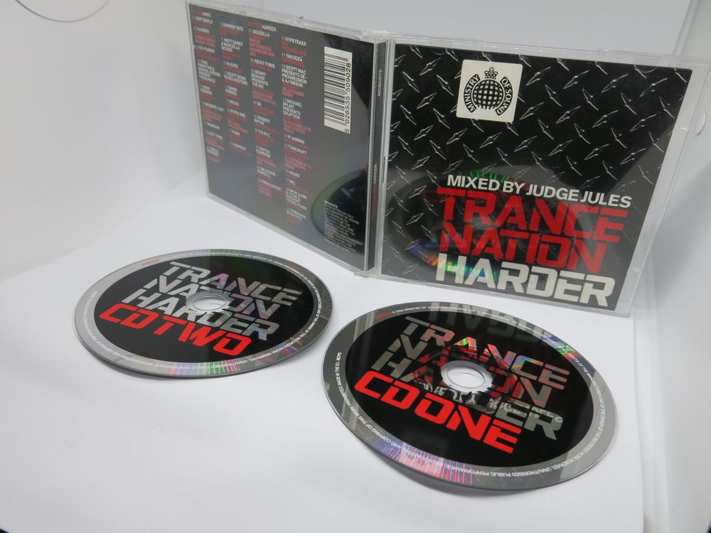 2 CD Judge Jules – Trance Nation Harder / Ministry Of Sound (Gebraucht ...