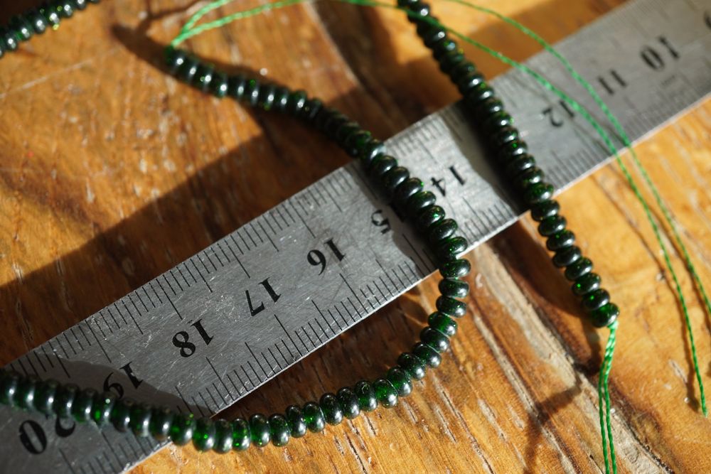 Grünfluss Grün Donuts 4mm Strang TOPSTONE (Neu und originalverpackt) in ...