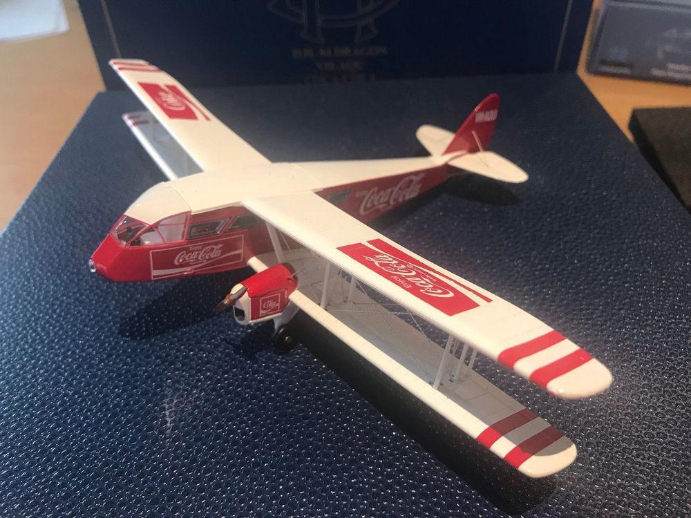 D.H.84 Dragon Coca Cola 1:72 Metallmodell mit Ständer | Kaufen auf Ricardo