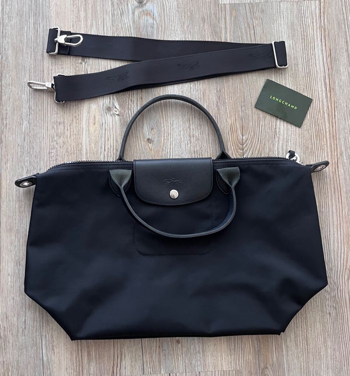 LONGCHAMP HANDTASCHE L LE PLIAGE, schwarz,mit Schulterträger (Gebraucht) in Belp für CHF 58 ...