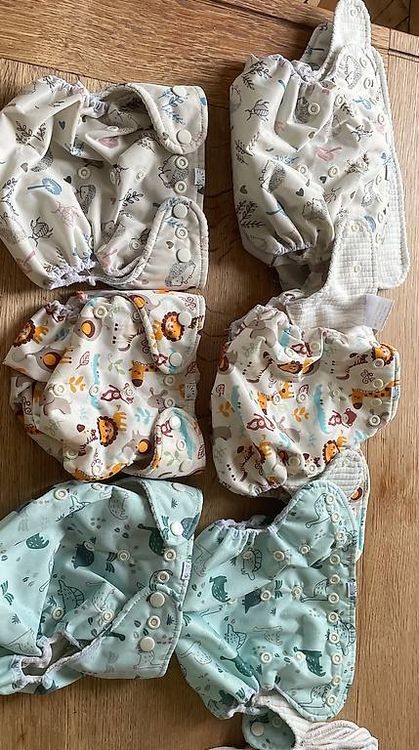 8 Stoffwindeln von popolini inkl. 13 Einlagen (Gebraucht) in Zürich für ...