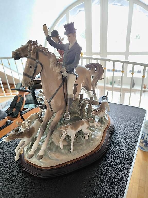 Lladro Porzellan Skulptur "die Jagd" Limited Edition (Gebraucht) in ...